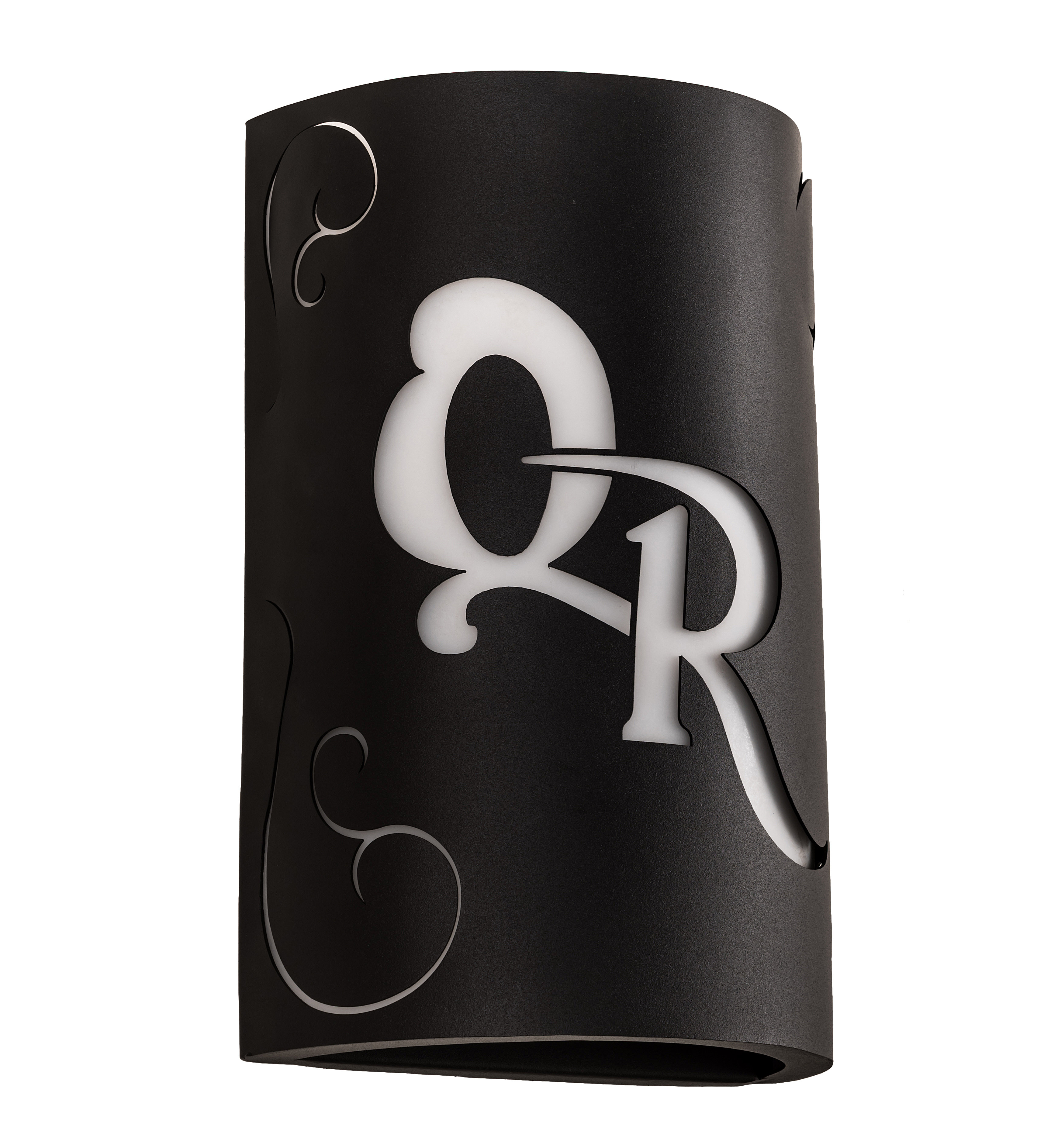 Meyda Lighting Personalized QR Monogram 2-Light Flush Mount | Wayfair