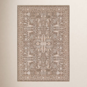 Birch Lane™ Kerin Oriental Machine Woven Polyester/Polypropylene Area ...