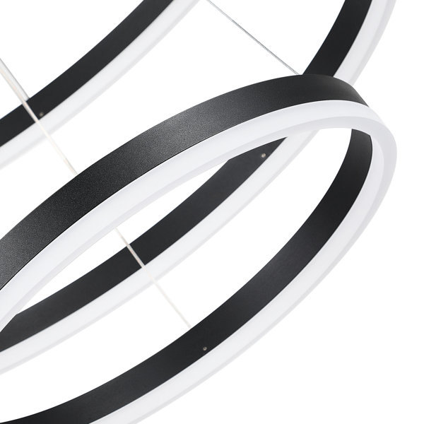 Wrought Studio™ Dado 3 - Light LED Tiered Chandelier & Reviews | Wayfair