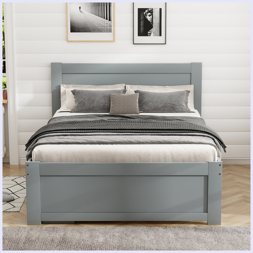 Latitude Run® Modern Platform Bed With Drawer And Two Shelves - Wayfair ...