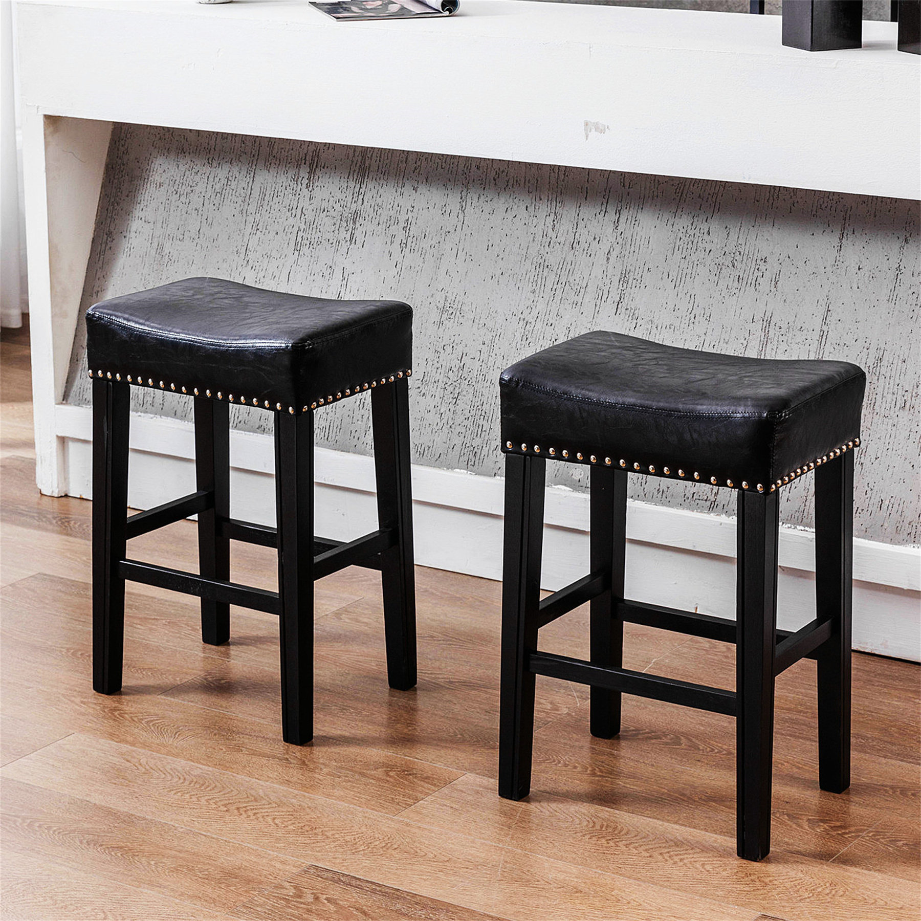 Winston Porter A&A Furniture,Counter Height 26" Bar Stools For Kitchen ...