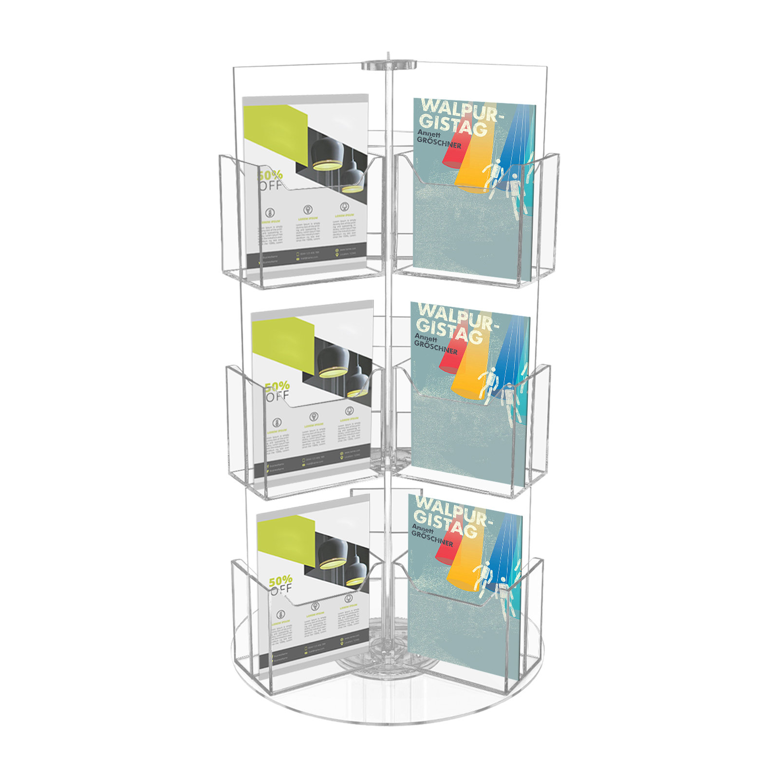 Inbox Zero Kynadee Acrylic Magazine Holder | Wayfair