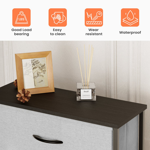Rebrilliant Pinnix 5 - Drawer Dresser & Reviews | Wayfair