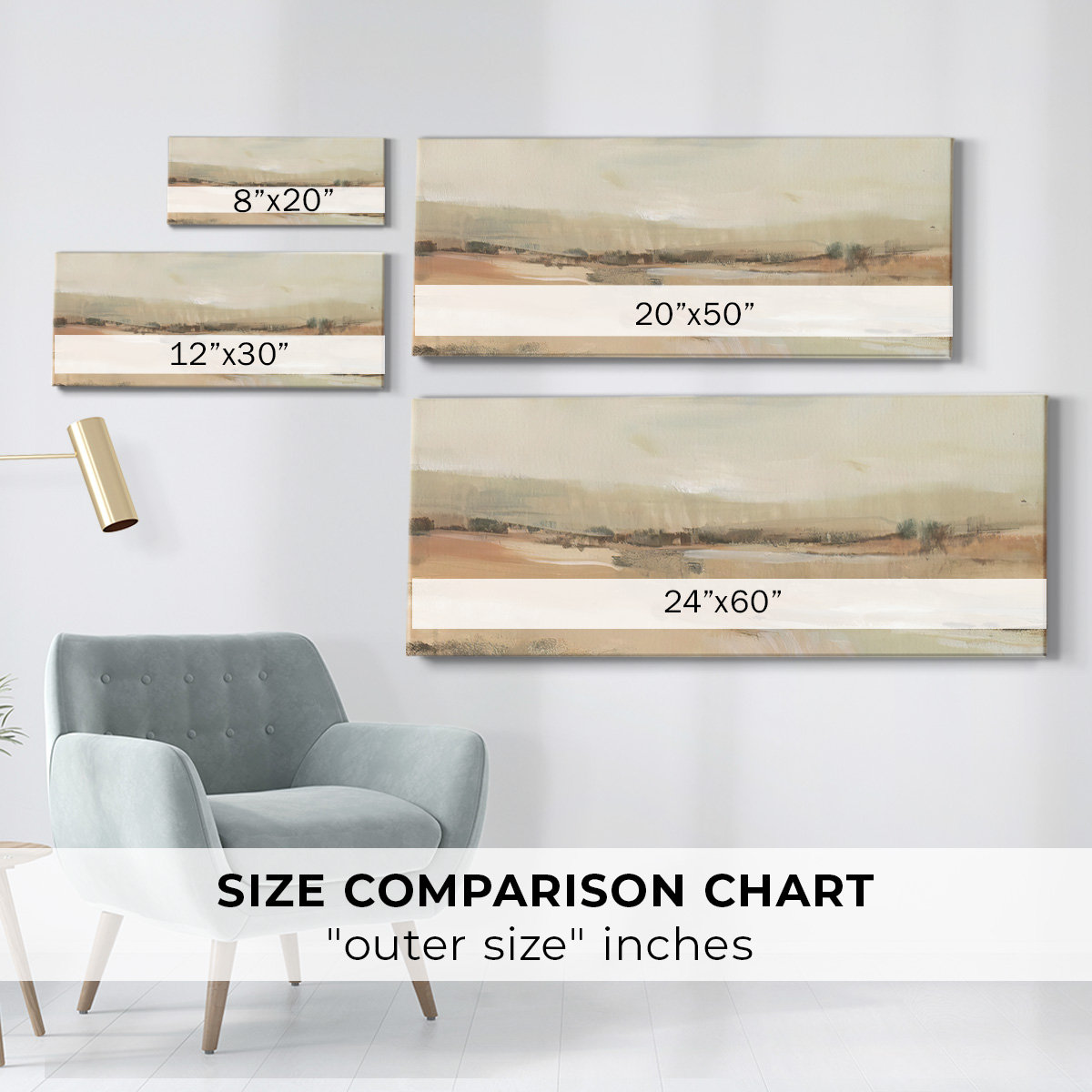 Brayden Studio® Earth Tone Landscape I On Canvas Print | Wayfair