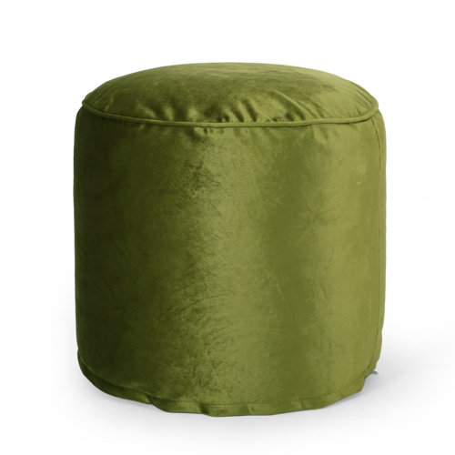 Mercer41 Velvet Pouf & Reviews | Wayfair