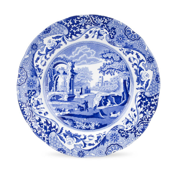 Spode Blue Italian 4 Piece Small Dinner Plates Set & Reviews | Wayfair ...