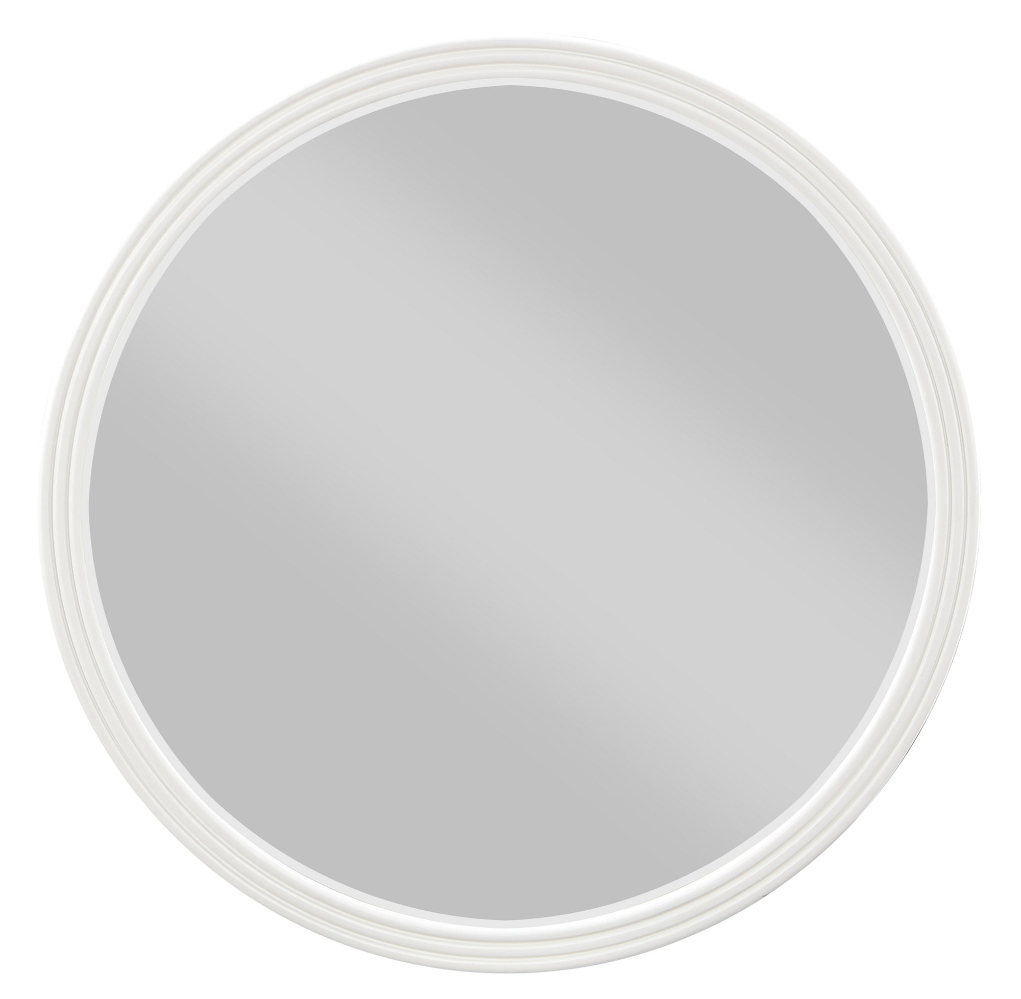 Latitude Run® Carena Gray Round Mirror | Wayfair