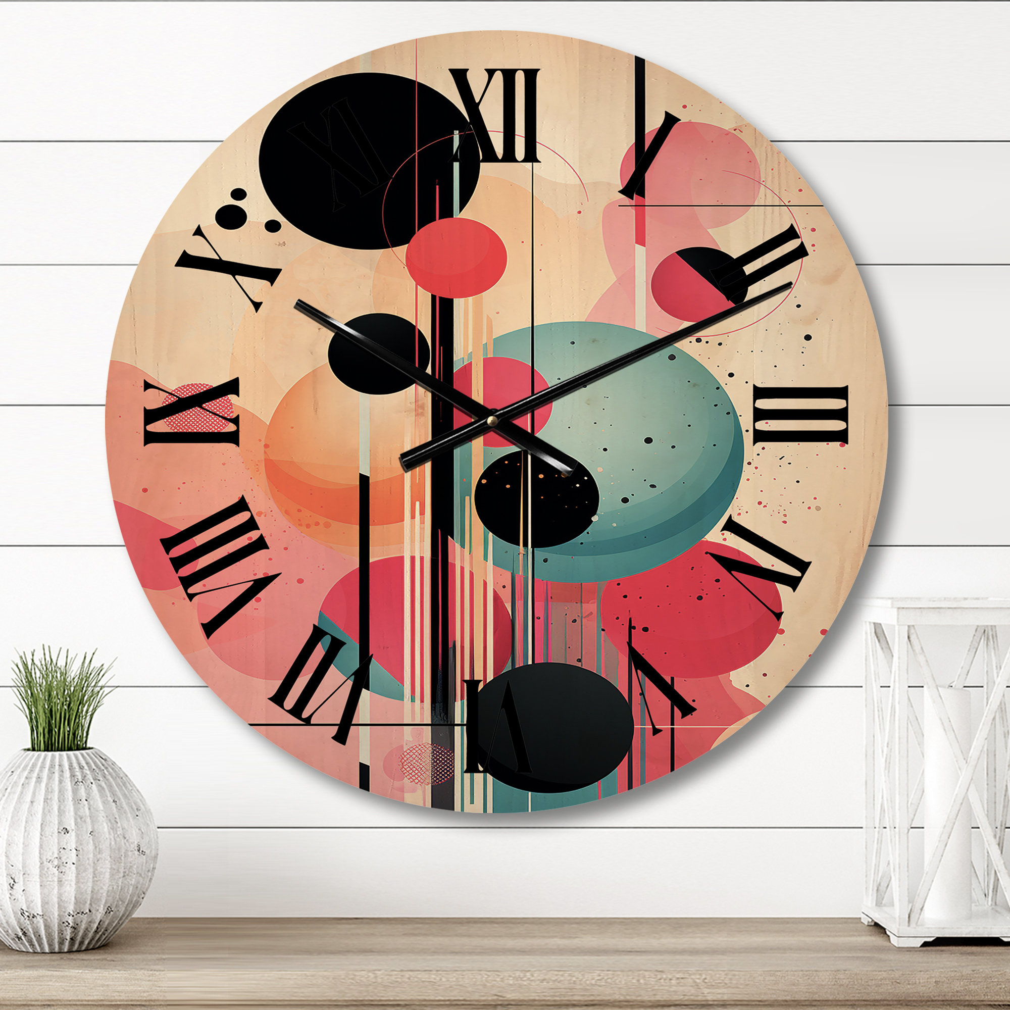 East Urban Home Serendipity Circular Geometric Retro Minimalism ...