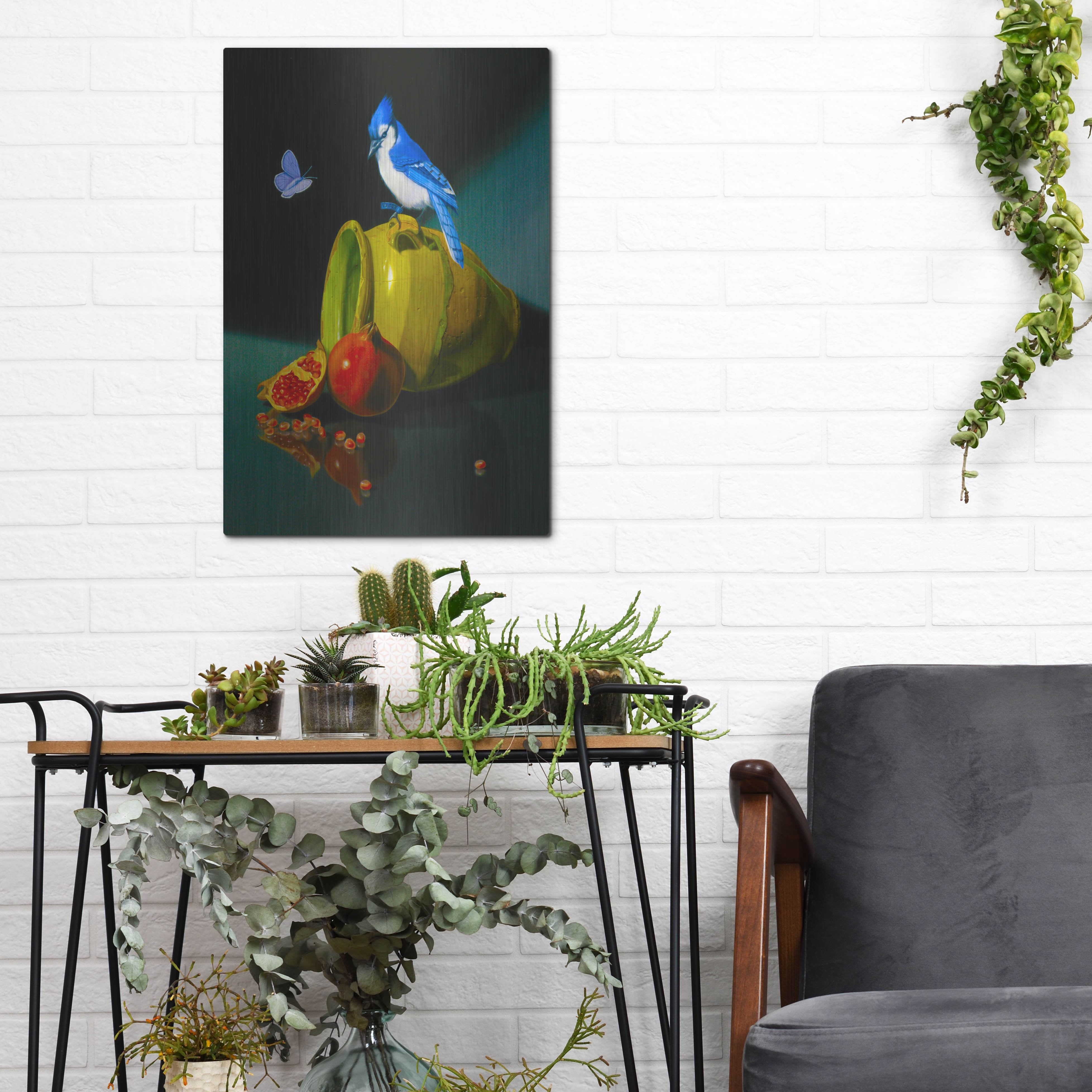 Red Barrel Studio The Jay In Provencal Pot' by Valery Vecu Quitard ...