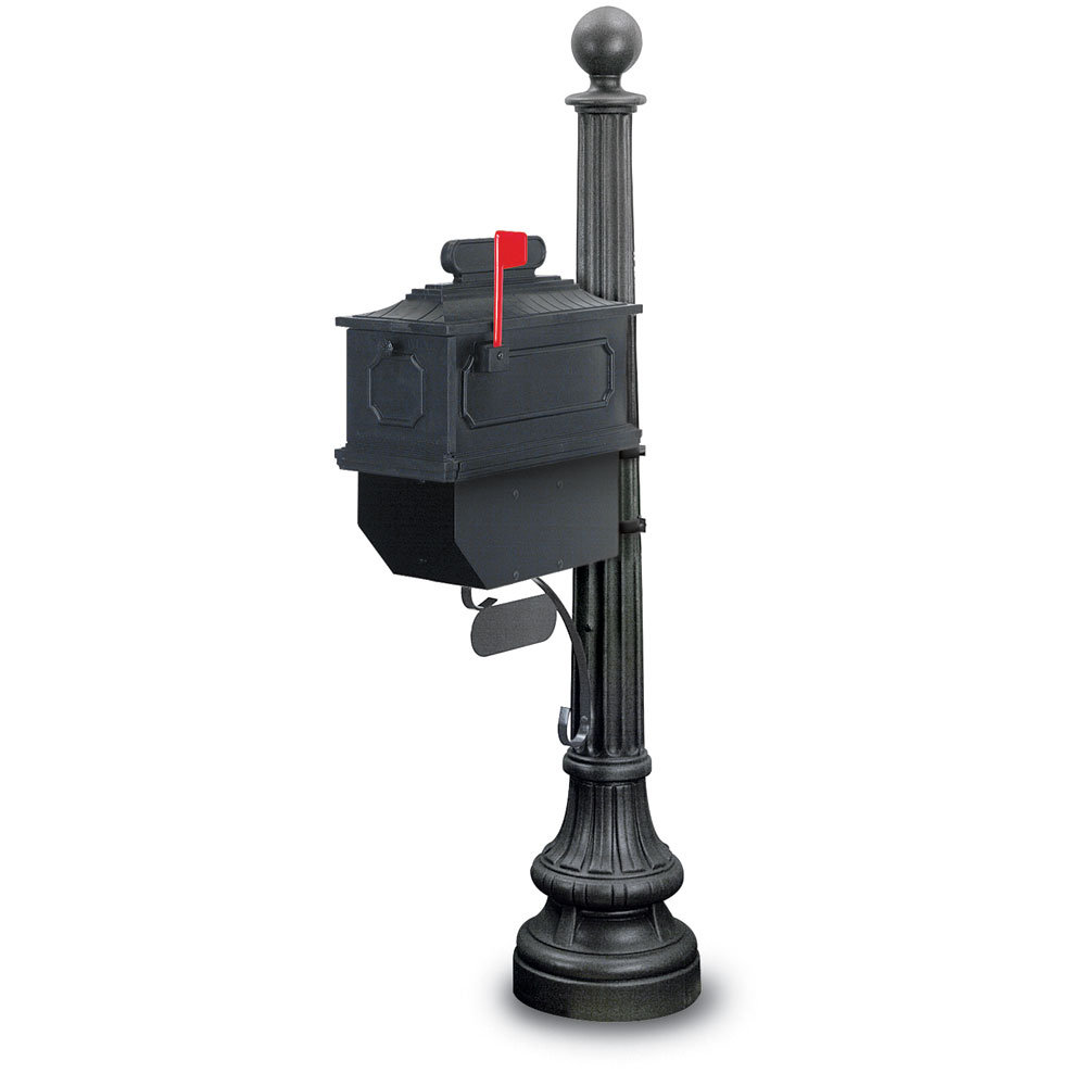 Postal Products Unlimited, Inc. Beaumont Mailbox with Post Included ...