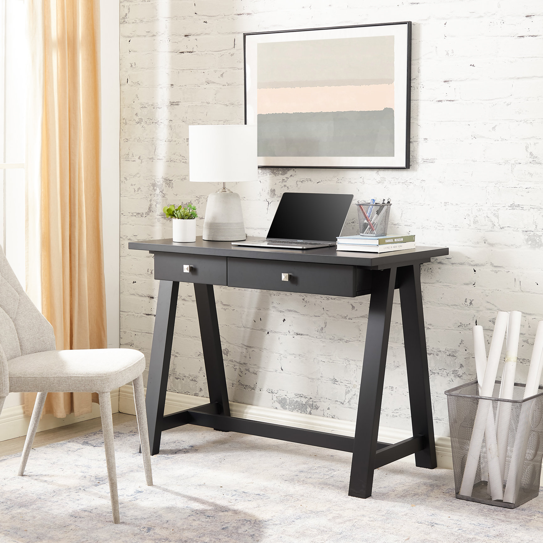 Ebern Designs Temetria 40'' W Rectangle Computer Desk | Wayfair
