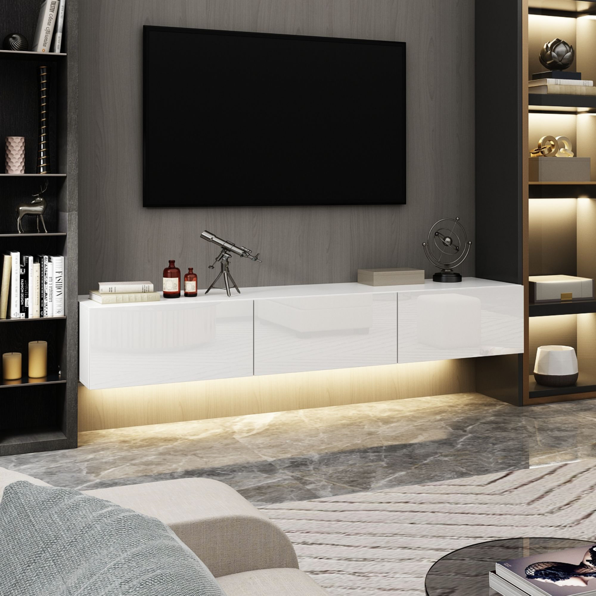 Hokku Designs Jonelle 63'' Media Console & Reviews | Wayfair