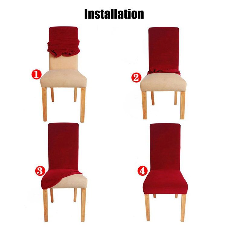 Bay Isle Home Box Cushion Dining Chair Slipcover | Wayfair