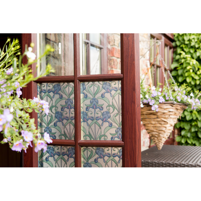 Charlton Home® Self-Adhesive Privacy Glass Window Film, Minster/Iris ...