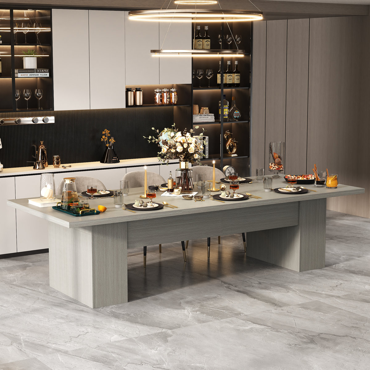 Latitude Run® Dining Table For 12 Person | Wayfair