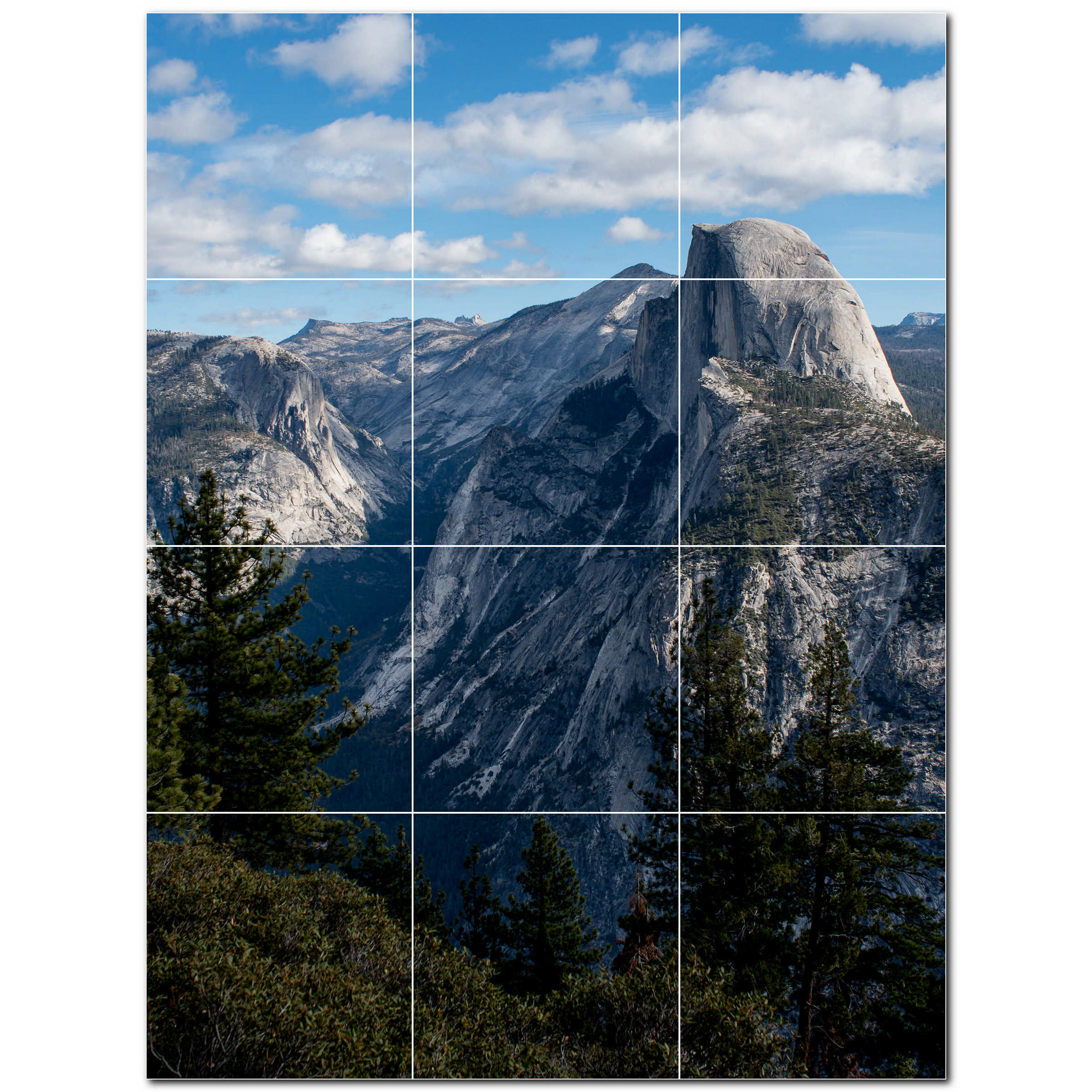 Picture-Tiles.com Mountains Photo 12 x 12 | Wayfair