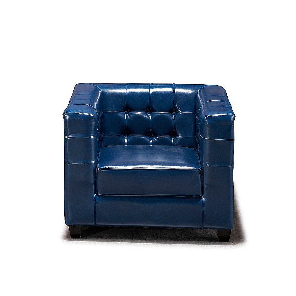 Jes Design Casual Vintage Aluminum Skin Rivet Sofa 36.61'' Sofa ...