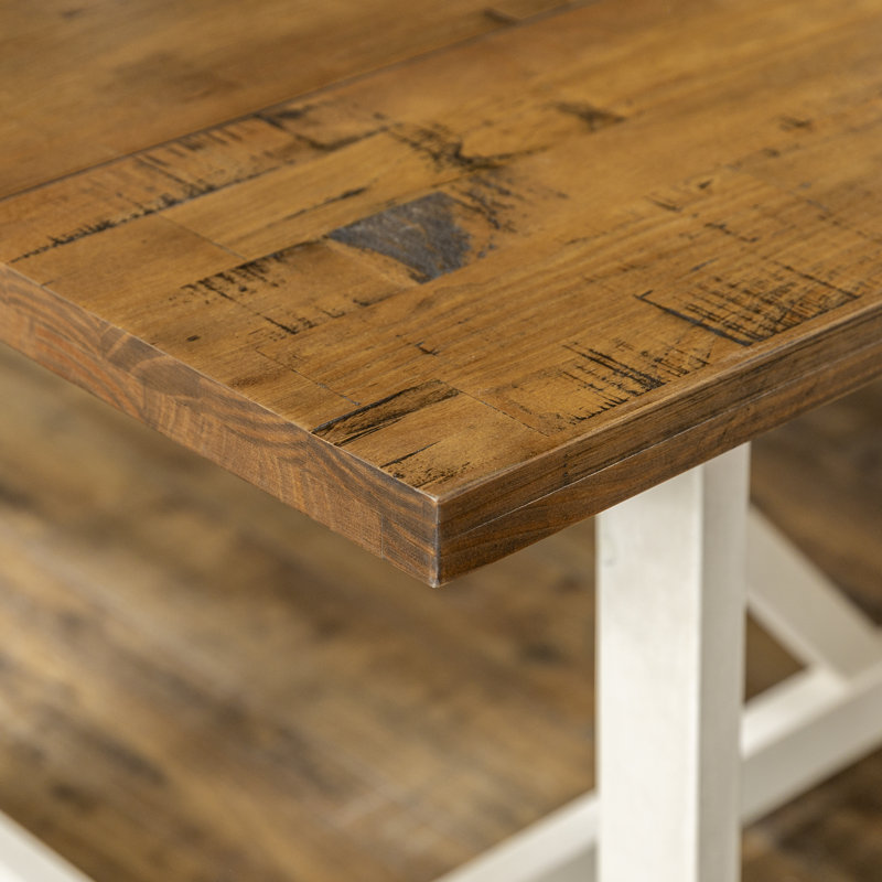 Sand & Stable Emmett Solid Wood Dining Table & Reviews | Wayfair