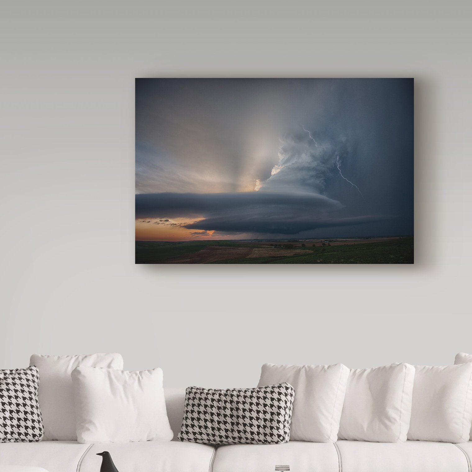 Hokku Designs Hawken 'Nebraska Summer' Photographic Print on Wrapped ...