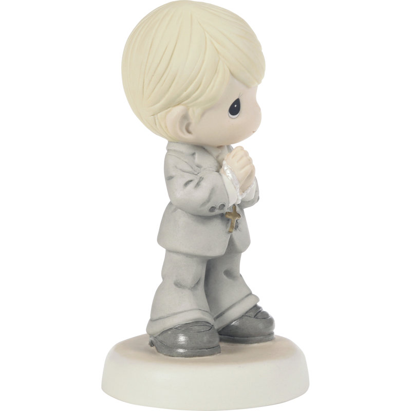 Precious Moments My First Communion Blond Hair Boy Figurine | Wayfair