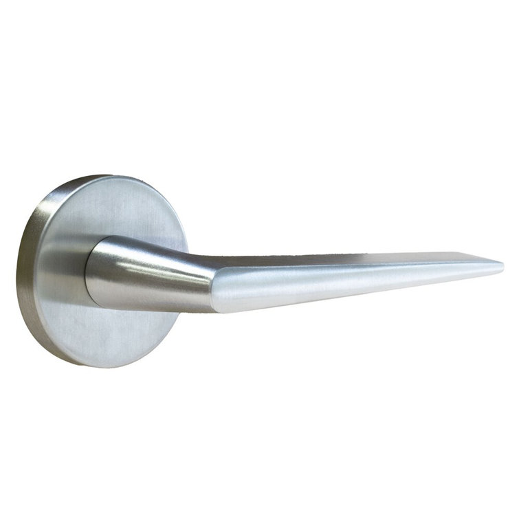 Linnea Alpine Lever 16 Passage Set with Round Rose | Wayfair