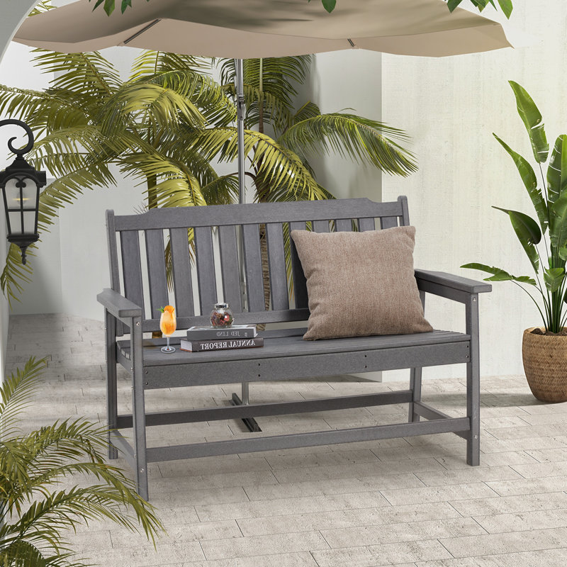 Red Barrel Studio® Plastic Garden Bench - Wayfair Canada