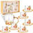 House of Hampton® Floral Glass Tea Set, Vintage Flower Teapot Set With ...