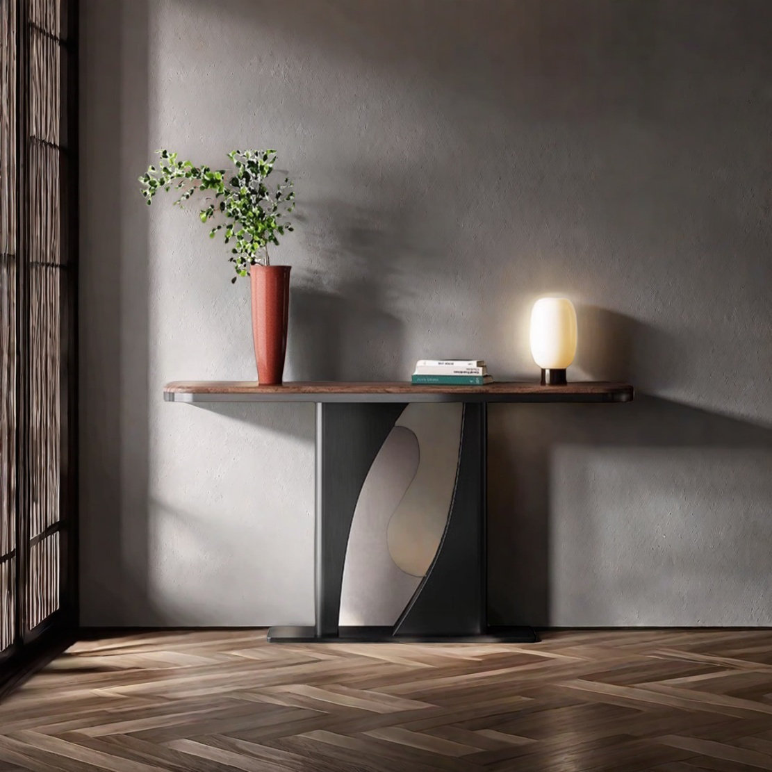 Orren Ellis Modern Minimalist High End Console Table | Wayfair