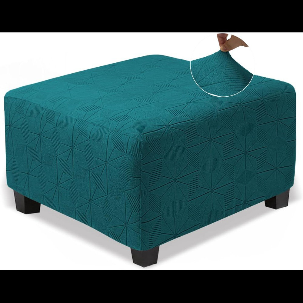 Rebrilliant Ottoman Cover Square,Stretch Square Ottoman Covers ...