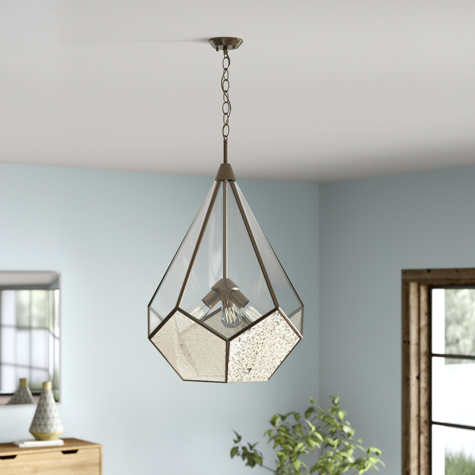 Wade Logan Tiedeman 3 - Light Unique Geometric Pendant & Reviews ...