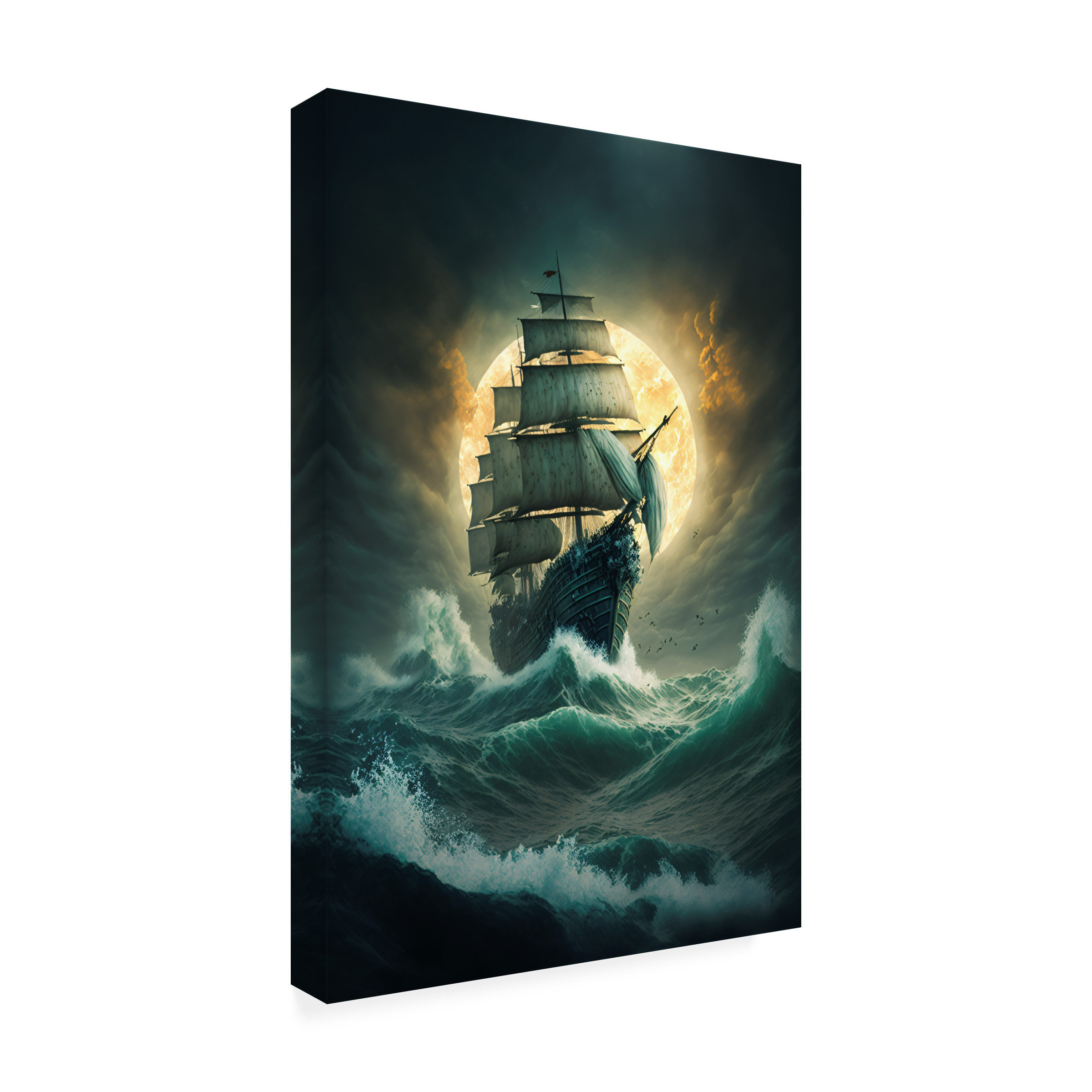 Breakwater Bay Ray Heere The Flying Dutchman 17 Canvas Art | Wayfair