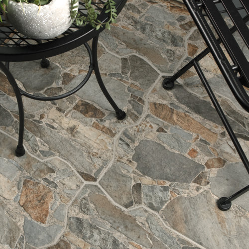 Merola Tile Rambla 15" x 23" Porcelain Stone Look Wall & Floor Tile ...