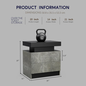 Wrought Studio Desassure Nightstand & Reviews | Wayfair