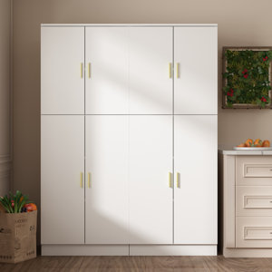Latitude Run® 71”H Food Pantry With 8 Door & Reviews | Wayfair