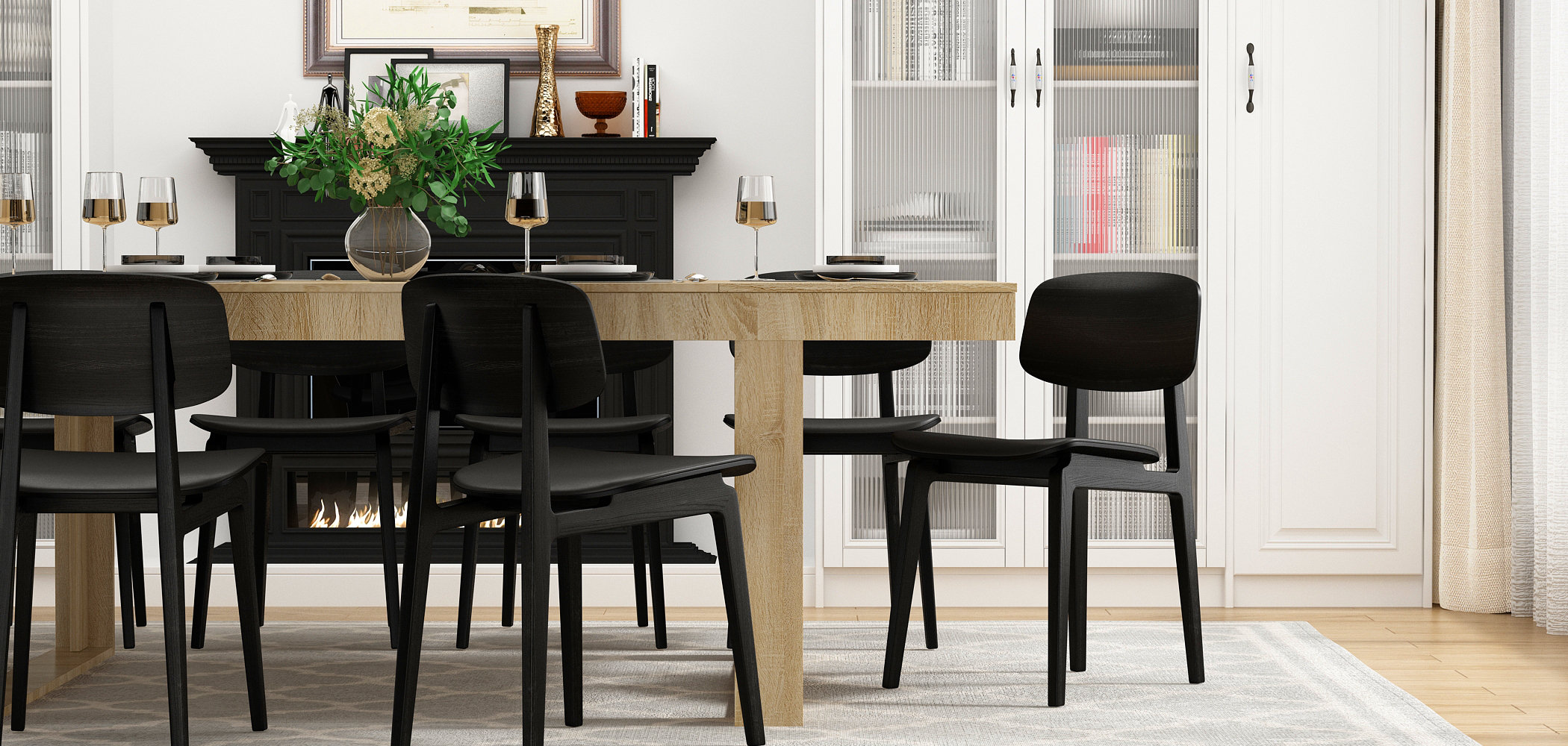 Latitude Run® Rectangular Wood Grain Dining Table & Reviews - Wayfair ...