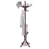 Astoria Grand Marriott Solid Wood Freestanding 11 - Hook Coat Rack ...