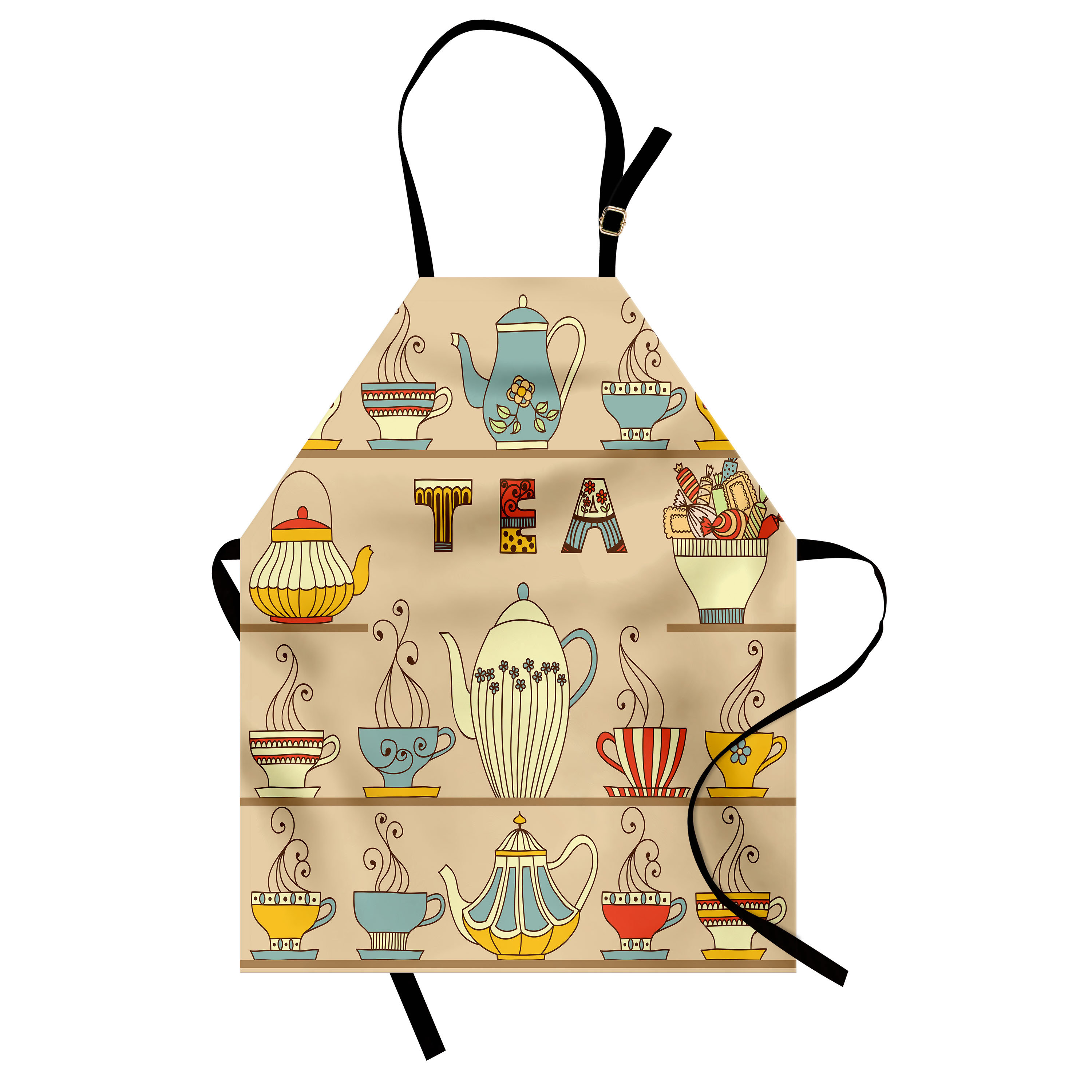 East Urban Home Tea Apron, Cooking Gardening, Adult Size, Multicolor ...