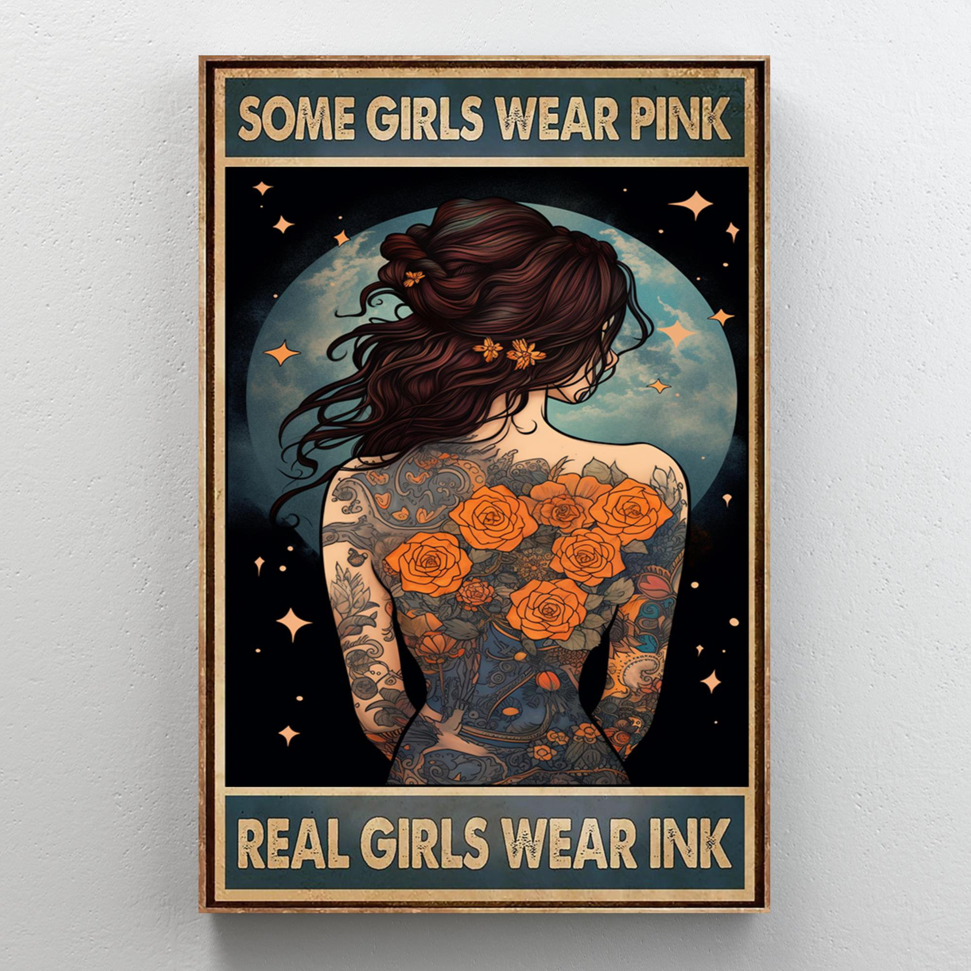 Trinx Mandey Real Girls Wear Ink On Canvas Print | Wayfair