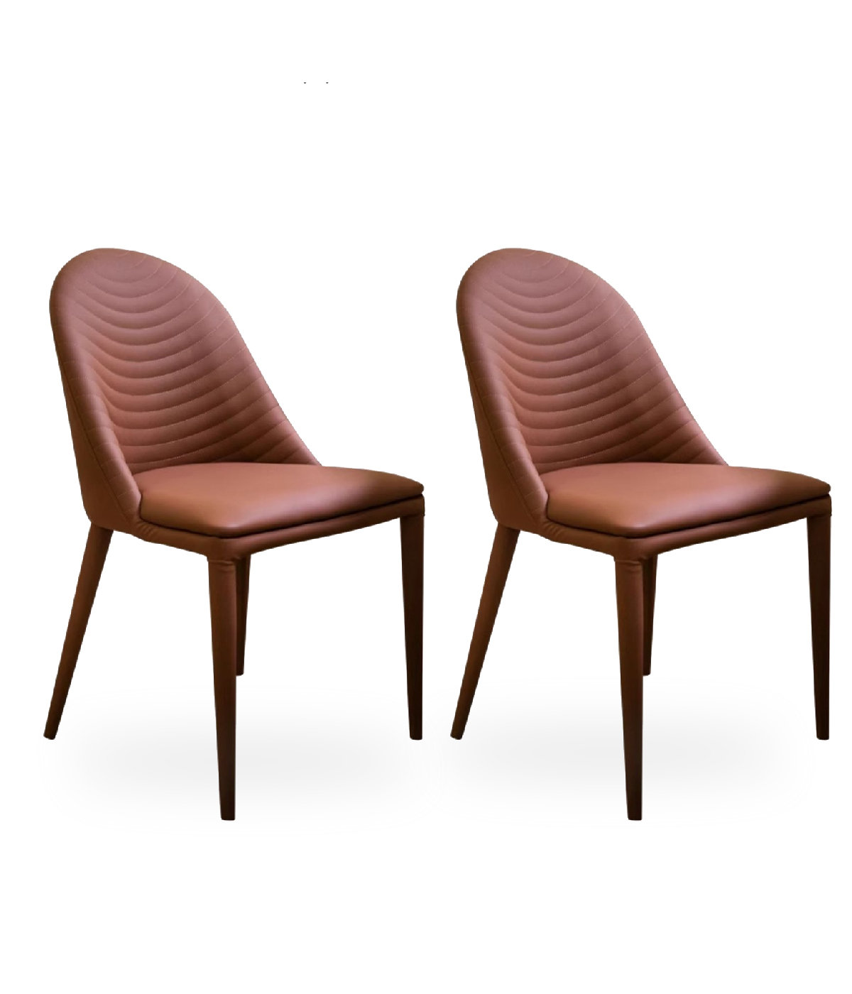 Stella Trek Italian Light Luxury Pu Leather Backrest Dining Chair | Wayfair