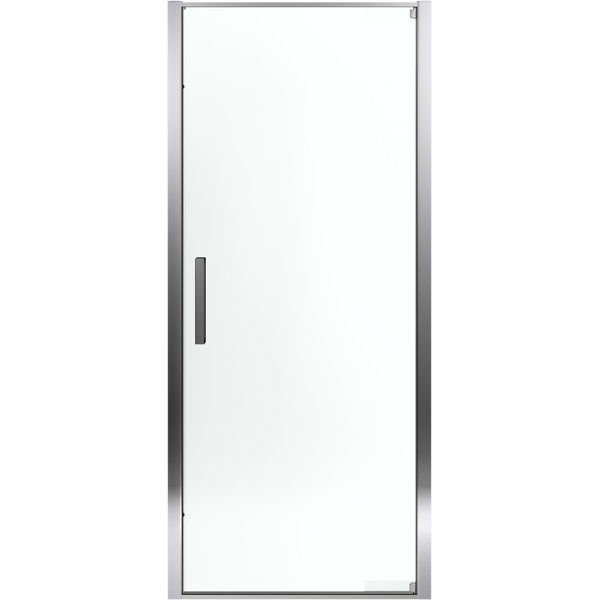 Kohler Aerie Pivot Shower Door Thick Crystal Clear Glass & Reviews ...