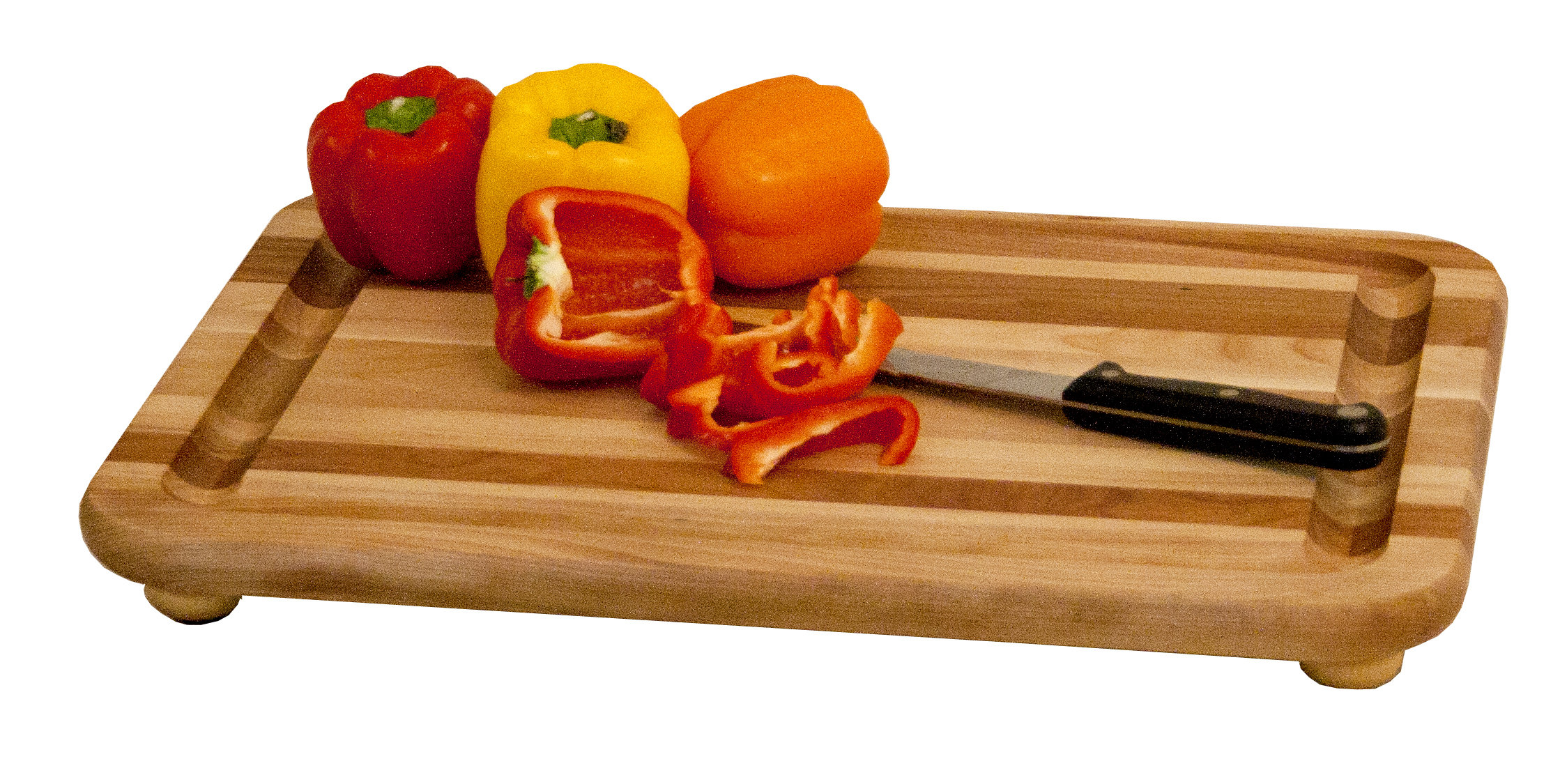 Catskill Craftsmen, Inc. The Carver Jumbo Chopping Block with Feet ...