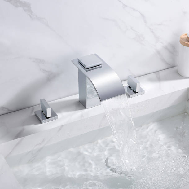 Luxier Widespread Faucet 2-handle Bathroom Faucet with Drain Assembly ...