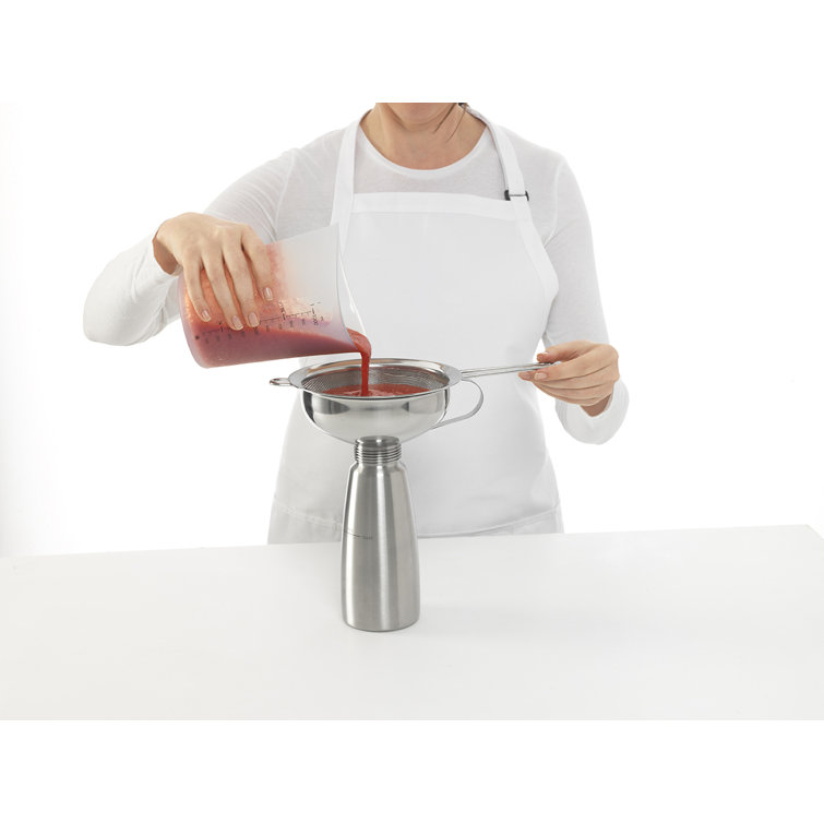 Isi North America Combination Stainless Steel Funnel With Sieve Insert ...