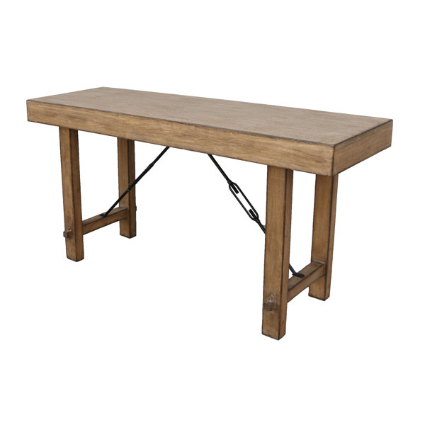 Millwood Pines Meredith 72" Wide Counter Table, Antique Natural | Wayfair