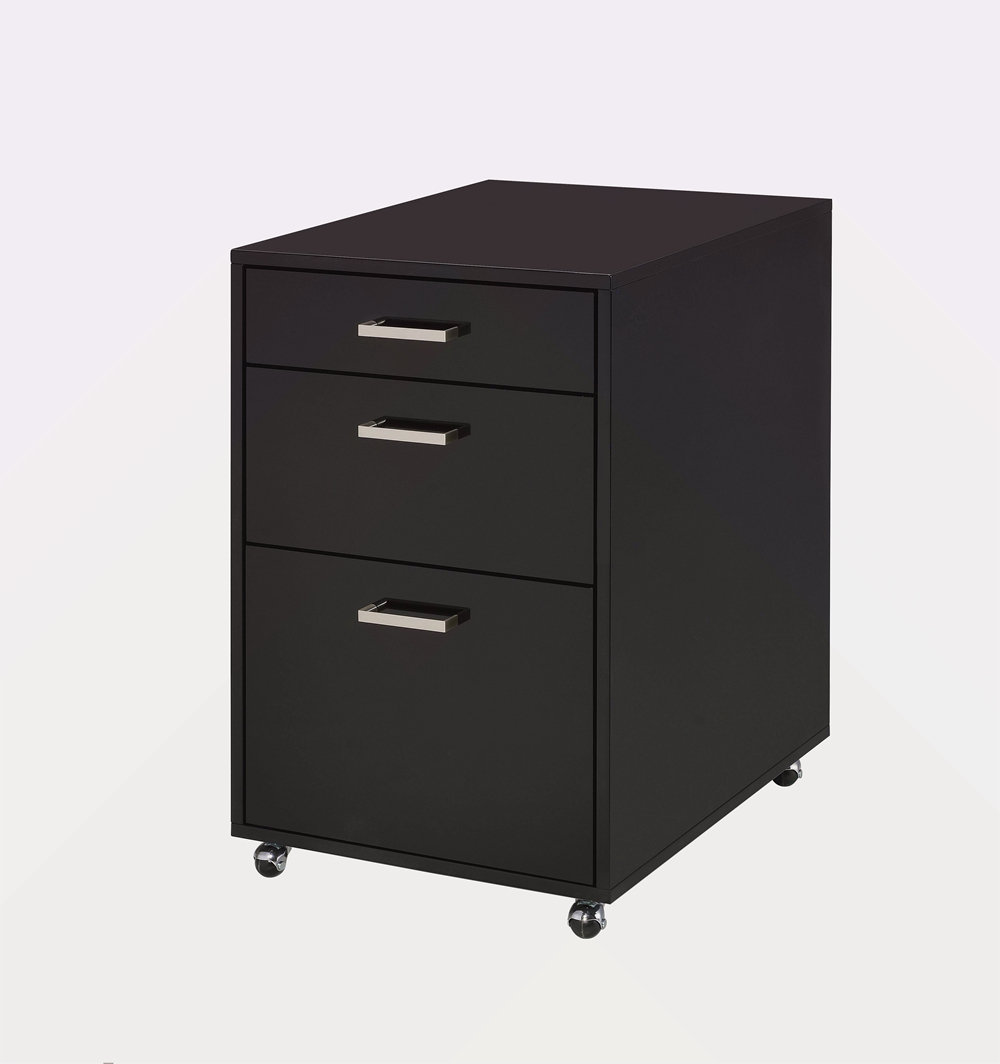 Latitude Run® High Gloss & Chrome Finish File Cabinet | Wayfair