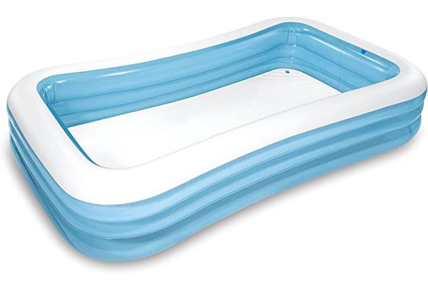 Dakota Fields Avonne Plastic Rectangle Inflatable Pool 56cm H x 183cm W ...