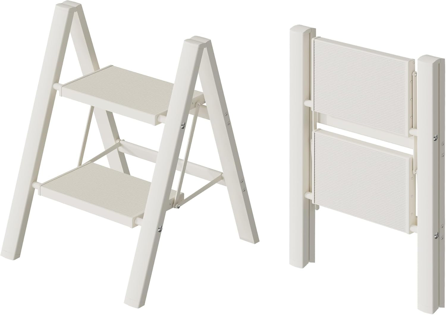 WFX Utility™ Lightweight 2 Step Ladder With Anti-Slip Wide Pedals ...