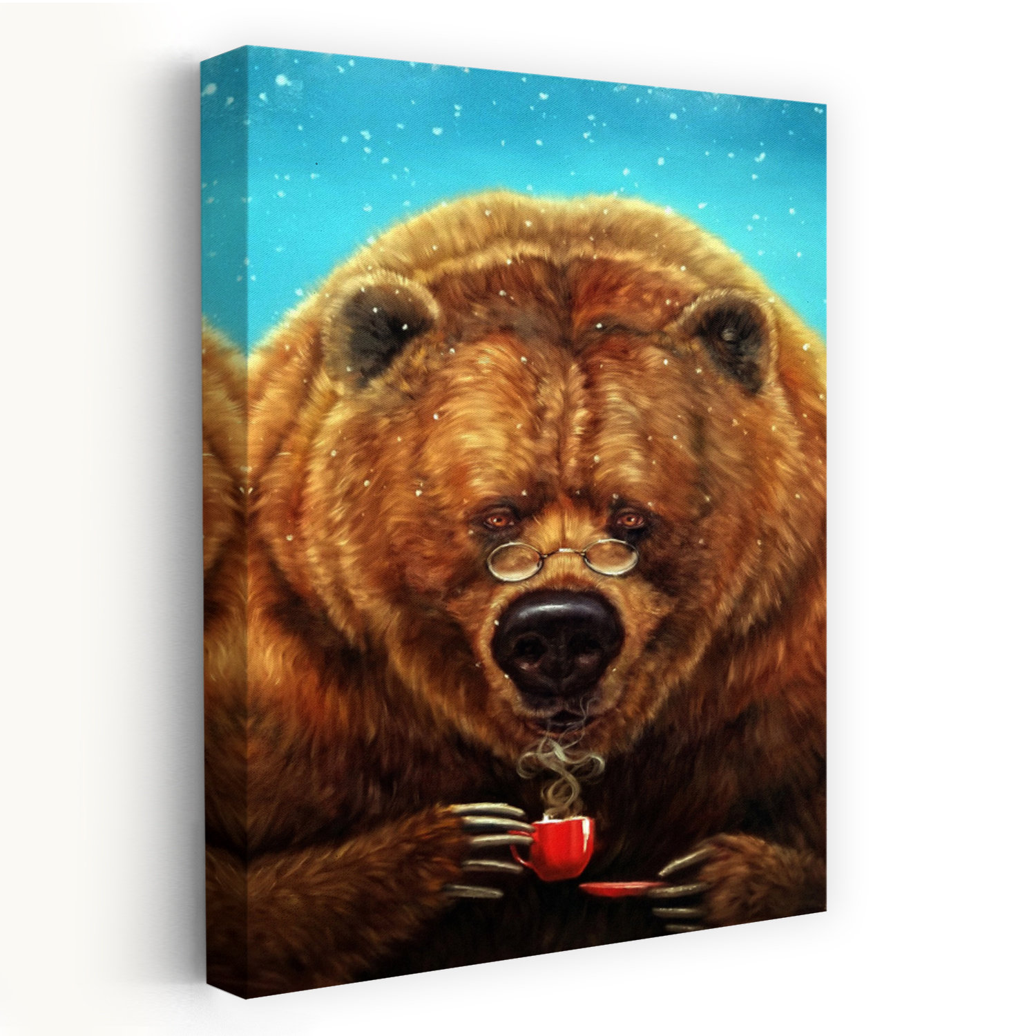 Red Barrel Studio® Civilized - Animals Bears Humor Art | Wayfair
