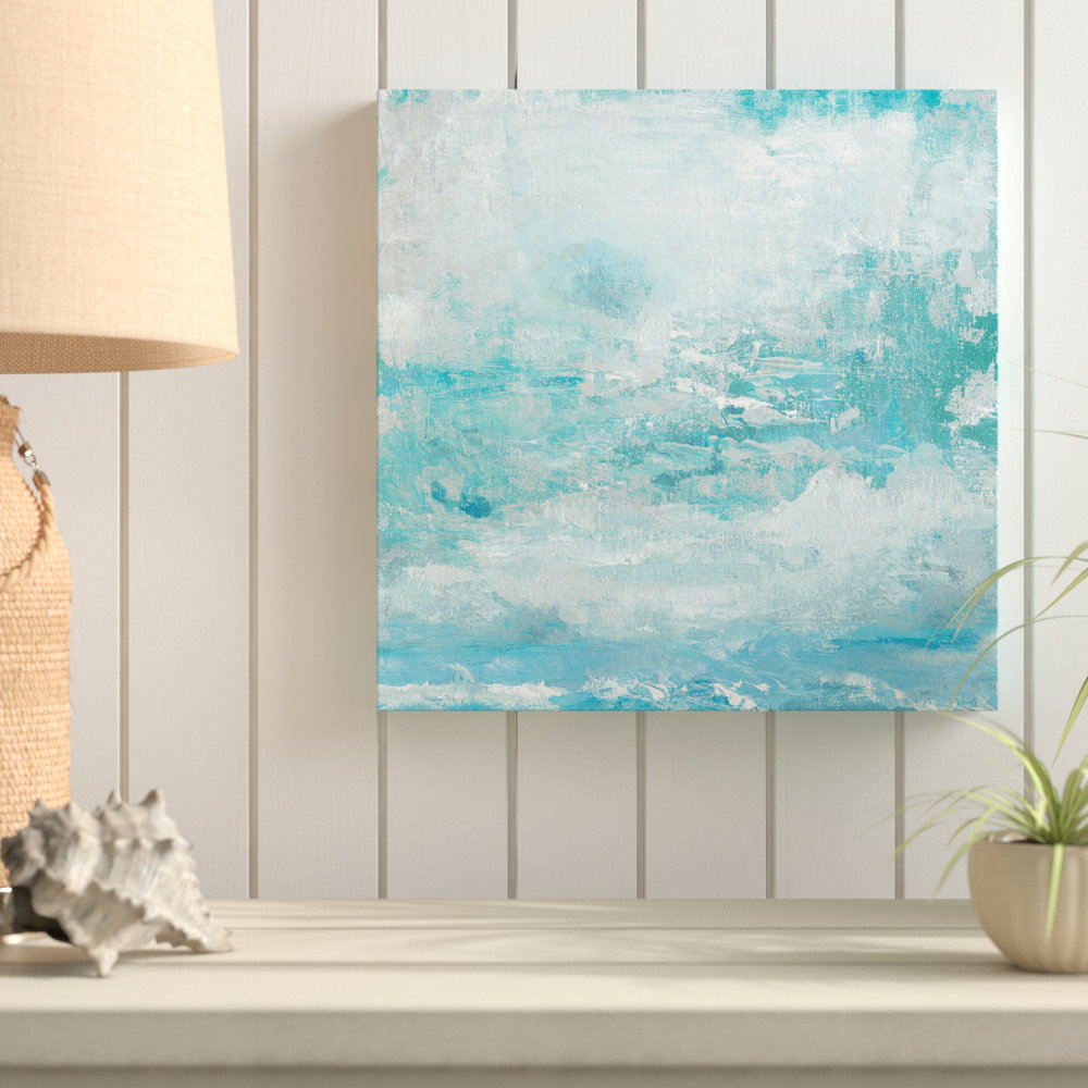 Wrought Studio Aqua Skies - Painting Print & Reviews - Wayfair Canada