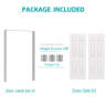 DOOOLI 6 Panel Hollow Core Double Interior Doors – MDF White Door Set ...